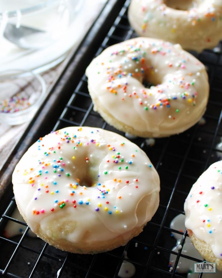 Vegan Confetti Doughnuts – Mary's Test Kitchen