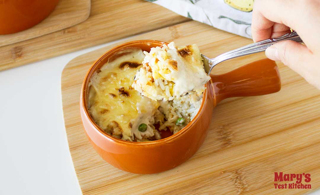 Vegan Baked Fried Rice with Cheese – Mary's Test Kitchen