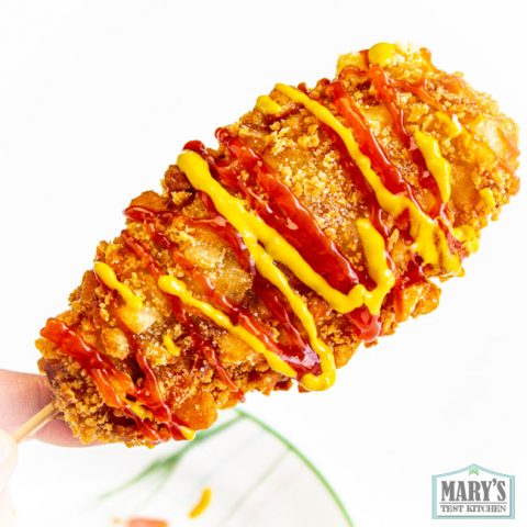 Vegan Korean Corn Dogs with Cheese! – Mary's Test Kitchen